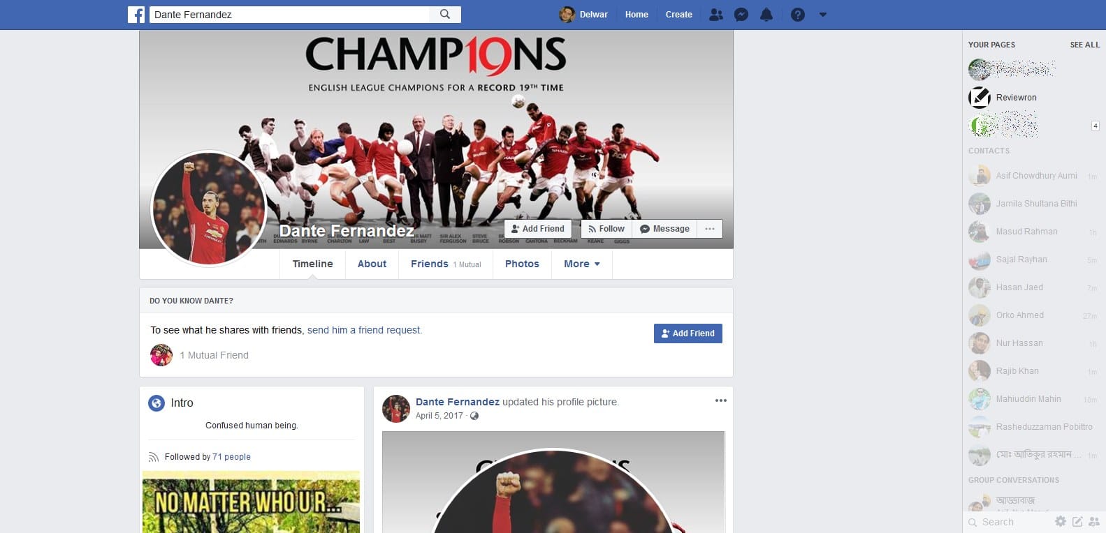 Evolution of Facebook